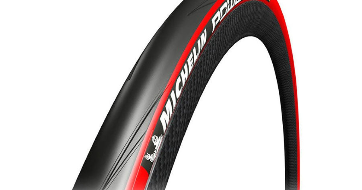 Michelin Power Endurance Black TS 700x25C Tire - Red