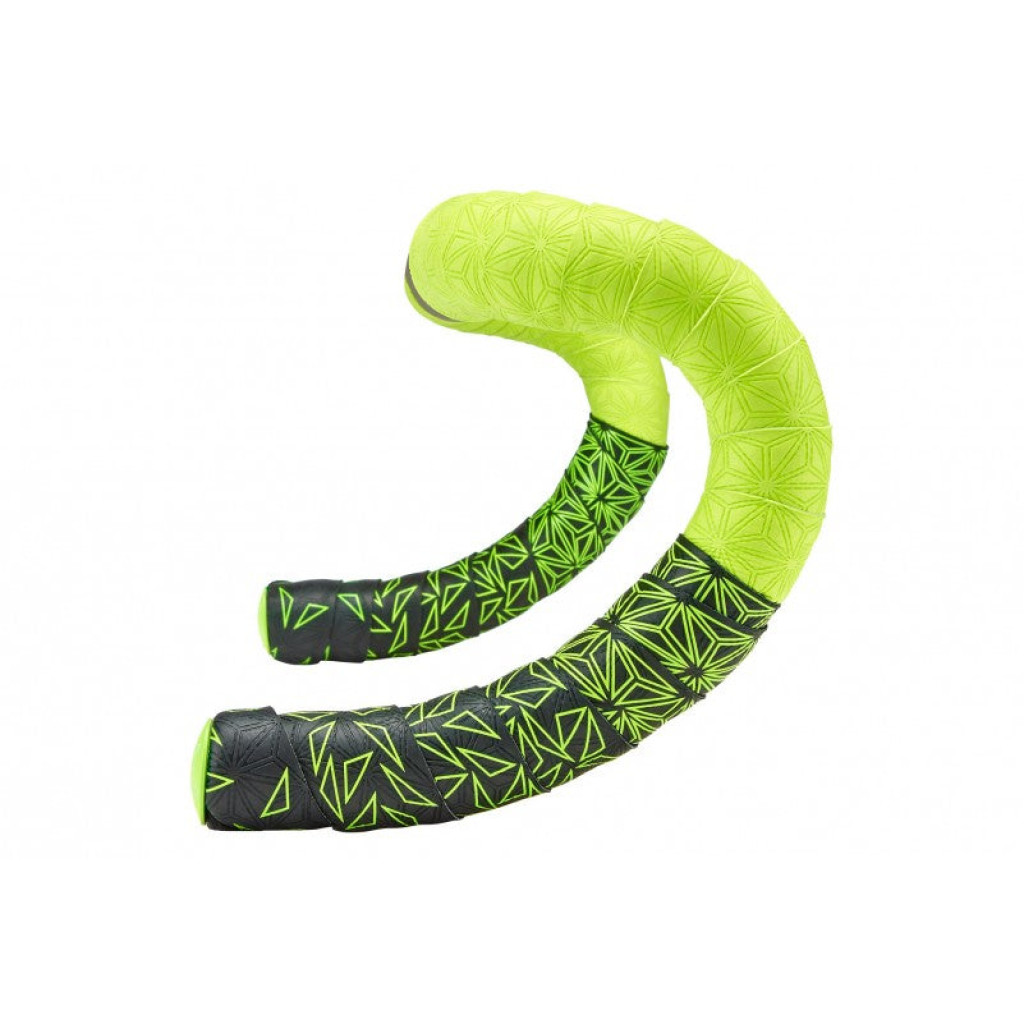 Supacaz Super Sticky Kush Star Fade - Yellow Handlebar Tape